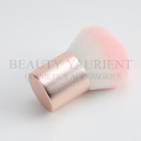 China Matte Pink Handle Kabuki Makeup Brush For Pressed Powder Long Lasting for sale