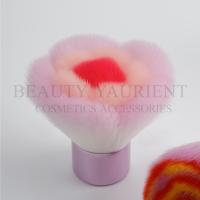 China Long Lasting Durable Face Kabuki Makeup Brush Flower Swirl Shape 45g for sale