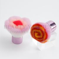 China Long Lasting Durable Face Kabuki Makeup Brush Flower Swirl Shape 45g for sale