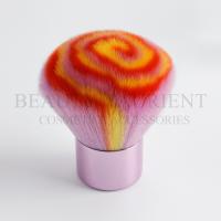 China Long Lasting Durable Face Kabuki Makeup Brush Flower Swirl Shape 45g for sale