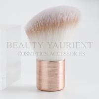 China ISO9001 Luxury Kabuki Powder Brush Flat Angled Kabuki Brush Customized for sale