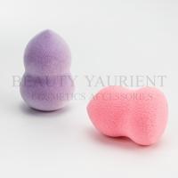 China Customizable Gourd Shape Purple Beauty Blender Foundation Puff Applicator for sale