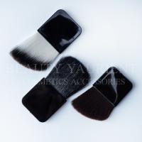 China Flat PBT Hair Compact Makeup Brush For Cheek Without Ferrule Long Lasting for sale