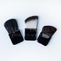 China Flat PBT Hair Compact Makeup Brush For Cheek Without Ferrule Long Lasting for sale