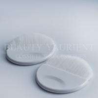 China Synthetic Bristles Flat Compact Makeup Brush Streak Free Finish for sale