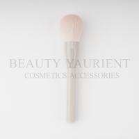 China Light Pink Gradient Milk Ferrule Single Makeup Brush For Pressed Powder for sale