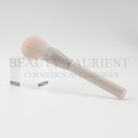 China Light Pink Gradient Milk Ferrule Single Makeup Brush For Pressed Powder for sale