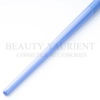 China PBT Synthetic Eyeshadow Single Makeup Brush With Lavender Ferrule And Handle for sale