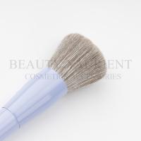 China Sprayed Lavender Ferrule Powder Makeup Brush 15g Customized Logo for sale