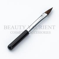 China SA8000 Pointed Disposable Lip Brush lip blending brush Silver Ferrule for sale