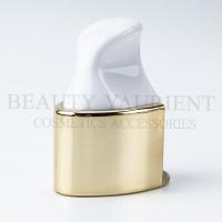 China Patented Iron Foundation Brush , Straight Flat Short PBT Synthetic Foundation Brush for sale