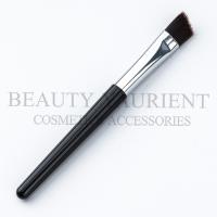 China Nylon Hair  6cm Short Eyebrow Brush Angled Eye Brush Eco Friendly for sale