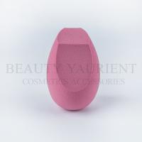 China Big Flocking Pink Egg Blender Makeup Puff Sponge 25g Environmental Friendly for sale