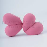 China Big Flocking Pink Egg Blender Makeup Puff Sponge 25g Environmental Friendly for sale