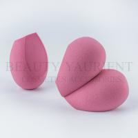 China Big Flocking Pink Egg Blender Makeup Puff Sponge 25g Environmental Friendly for sale