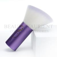 China SA8000 Single Side  Angled Contour Brush Synthetic Hair Long Kabuki Brush for sale