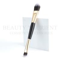 China ISO9001 ISO14000 Double Ended Makeup Brush Dual Ended Foundation And Concealer Brush for sale