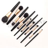 China OEM ODM Multifunction Makeup Brush Set 12pcs With Black Wooden Handle for sale