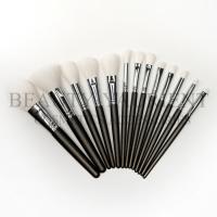 China 13pcs Private Label Makeup Brushes Set With Chromeplate Brass Into Cosmetic Bag for sale