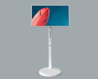 China 21.5 27 32 Inch Android Smart TV Floor Kiosk with 1920x1080 Screen Resolution and Follow Me Stand for sale