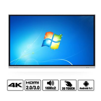 China School Touch Screen Business Interactive Whiteboard All In One For School Education for sale