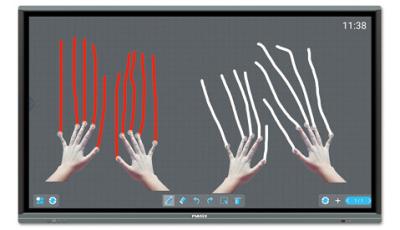 China 32 to 100 Inch Interactive Touch Screen Monitor for Business Training School Hospital Shopping Mall for sale
