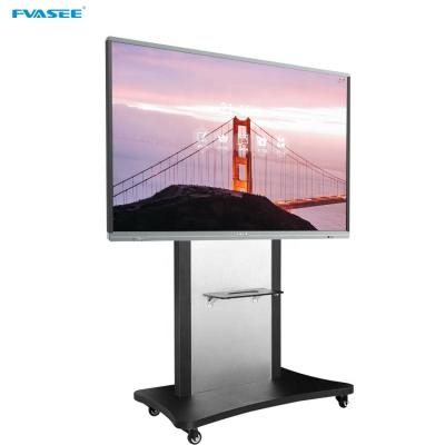 China FVASEE 65 Inch 4K Interactive Touch Screen Panel 20 Point IR Smart Board for Education and Conference for sale