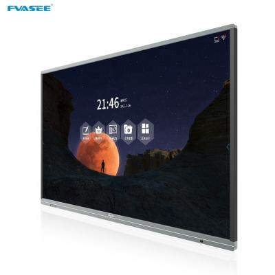 China FVASEE 65 Inch 4K Interactive Touch Screen Panel 20 Point IR Smart Board for Education and Conference for sale