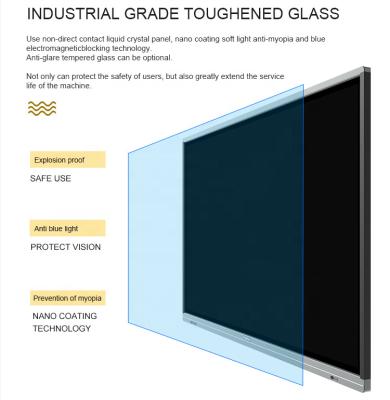 China Eco Friendly Smart Smart E Blackboard For Classroom 75 86 Inch for sale