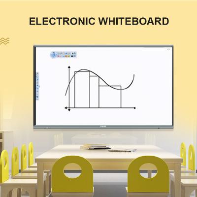 China 65 Inch Interactive Touch Board Smart Whiteboard for School Education 4K LED Display for sale