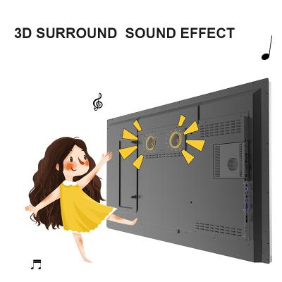 China 65 Inch Interactive Touch Board Smart Whiteboard for School Education 4K LED Display for sale