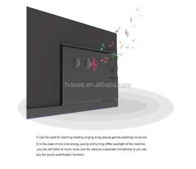 China 75 Inch Interactive Smart TV Touch Screen Whiteboard Teaching Display Computer HS-S7549 for sale