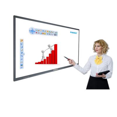 China Zero Noise 75 Inch Interactive White Board With Touch Screen To Meet Digital Teaching Board for sale