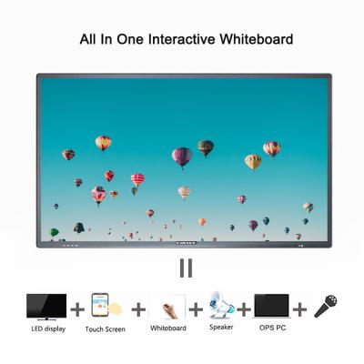 China IR TV Multi Touch Interactive Teaching Whiteboard Smart Customized  Color HS-S50 for sale
