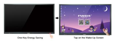 China Education Desk Interactive Teaching Whiteboard 60 Inch Infrared Smart Touch Screen for sale