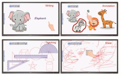 China Education Desk Interactive Teaching Whiteboard 60 Inch Infrared Smart Touch Screen for sale