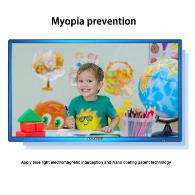 China Large Dual System Digital Smart Board For Teaching 4K Portable Touch Screen With Built In Speaker for sale