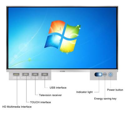 China Multimedia Business Interactive Whiteboard Smart Touch Screen Led Writing  65 Inch for sale