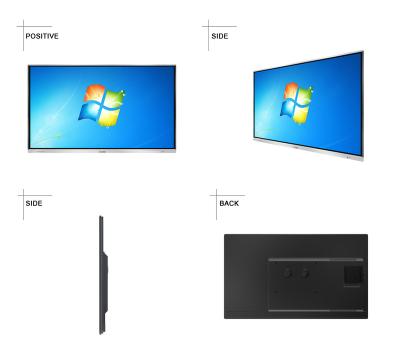 China Multimedia Business Interactive Whiteboard Smart Touch Screen Led Writing  65 Inch for sale