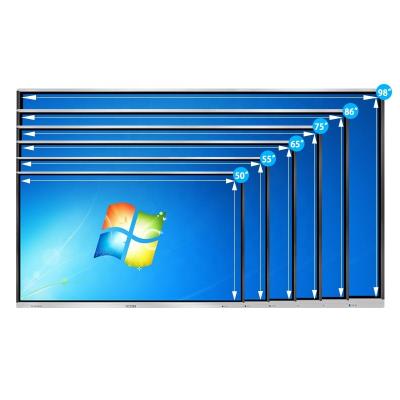 China 86 Inch IR Touch Screen Interactive Whiteboard 4K Smart Display for Conference Business for sale