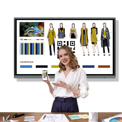 China 65 Inch 4K 32G OPS Business Interactive Whiteboa  Touch Screen OEM for sale