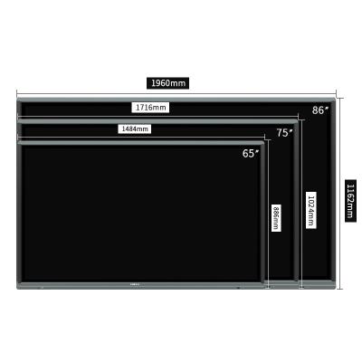 China 65 Inch 4K 32G OPS Business Interactive Whiteboa  Touch Screen OEM for sale