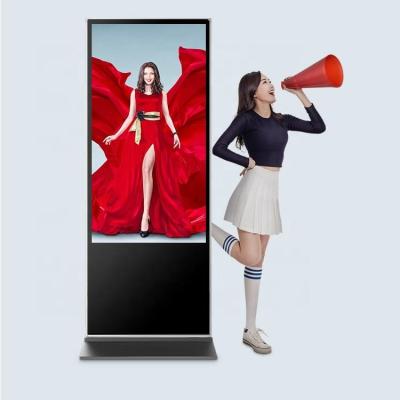 China Indoor 55 Inch Floor Standing Kiosk 1920*1080 Max Resolution Digital Interactive Displays for sale