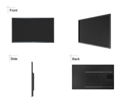 China 75 Inch Interactive Smart Whiteboard Touch Screen Wall Mount 4K UHD 10 Point IR for sale