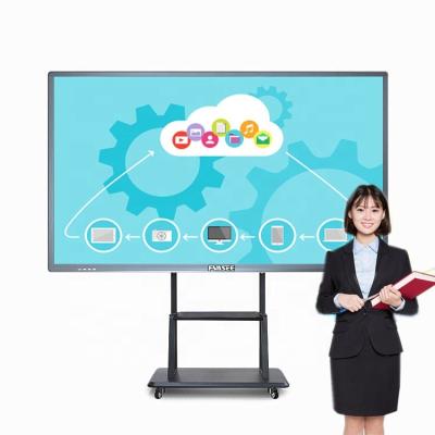 China 65 Inch Interactive Whiteboard 10 Point Touch Infrared Smart Board for Education Business for sale