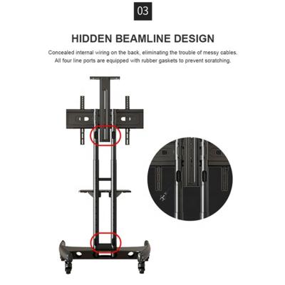 China OEM Interactive Display Accessories Interactive Display TV Floor Mobile Stand for sale