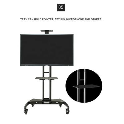 China OEM Interactive Display Accessories Interactive Display TV Floor Mobile Stand for sale