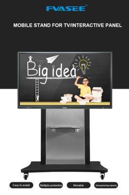 China Interactive Display Accessories Mobile Display Stand For 65 70 75 86 Inch Smart Panel for sale