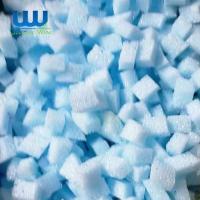 China 28D 35D Pure Color 3D Small Cube Shredded Gel Air Memory Foam Fill for sale