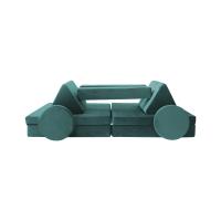 China 10 Pieces Foam Modular Play Sofa Waterproof Liner Foam Play Set for sale